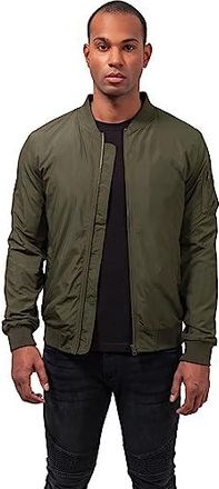 Urban Classics Light Bomber Jacket Veste, Vert (darkolive 551), X-Large Homme