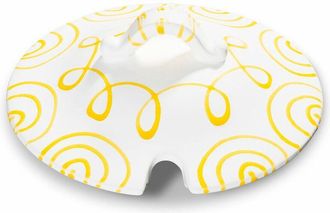 Gmundner Keramik Gelbgeflammt, Oberteil Suppentopf - Gmundner Keramik