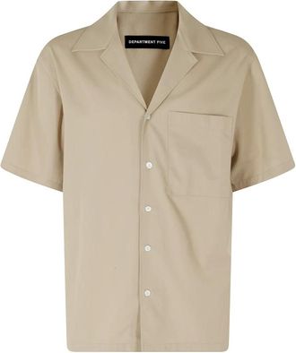 Department Five Department Five, Homme, Chemises, Brun, Taille: L Cape Shirt