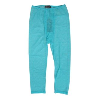 Dolce & Gabbana Femme, Pantalons, Bleu, Taille: 38 FR Midi Pantalons