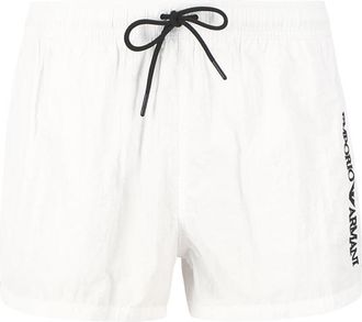 Emporio Armani Herren Badeshorts weiß unifarben