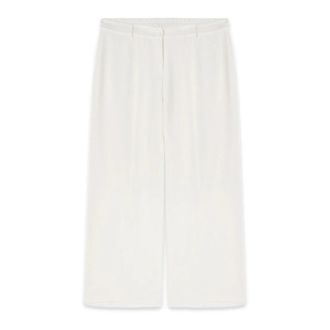 Fiorella Rubino Weite Hose aus flie&szlig;endem Stoff - - Trousers - Damen - Wei&szlig; - XL