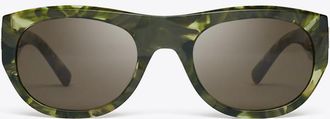 Tory Burch Ovale Eleanor Sonnenbrille