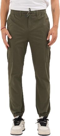 Comeor Cargohose Herren Stretch Relaxed Fit - Chino Hose Baumwolle M&auml;nner Cargo Outdoorhosen, Wanderhose, Baggy Freizeit mit 6 Taschen & Kordelzug (Khaki, XX