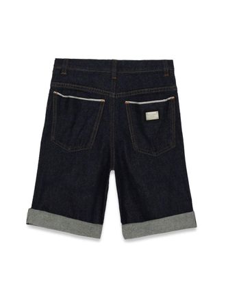 Dolce & Gabbana Cotton-Elastane Bermuda Shorts - Multicolor