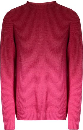 8 by YOOX GRADIENT WOOL BLEND OVER KNIT JUMPER