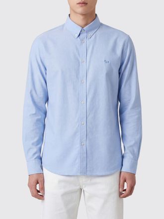 Maison Kitsun&eacute; Chemise Homme couleur Bleu Azur