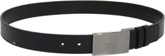 Gucci Pre-owned Cuir ceintures - Femme - Pre-owned - Noir - Taille: ONE Size