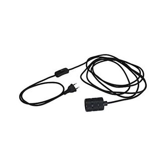 Paulmann 78436 luminaire en suspension Neordic luminaire suspendu Tilla avec prise sans ampoule max. 20 watts luminaire suspendu noir m&eacute;tal E27