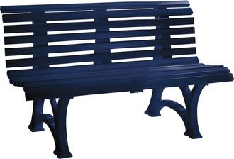 Blome Blome - Banc de jardin helgoland 3 places longueur 1500 mm bleu