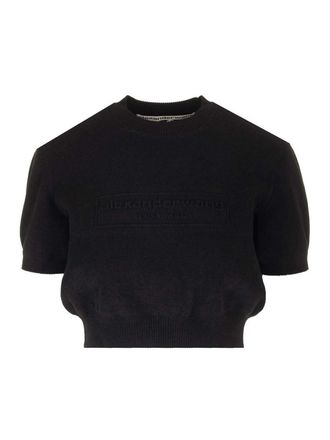 Alexander Wang Pull Col Rond - Noir