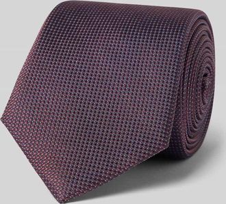 Willen Krawattenfabrik Krawatte aus Seide mit Strukturmuster (6 cm)