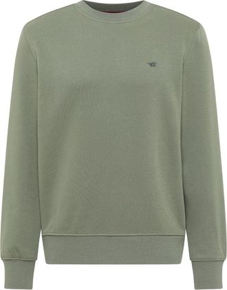 Mustang Jeans Herren Style Clio Sweatshirt, Agave Green 6473, Small