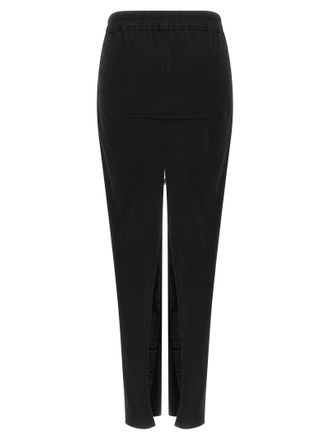 Rick Owens Womens Black Cotton Mini Skirt