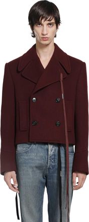 Ann Demeulemeester Dalmar Double-Breasted Wool Caban