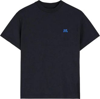 Jil Sander Rundhalspullover - Blau