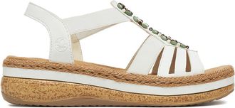 Rieker Sandalen Rieker V0920-80 Wei&szlig;