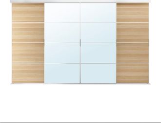 IKEA SKYTTA / MEHAMN/AULI Schiebetür-Kombination