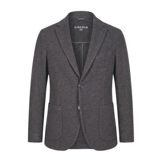 Circolo 1901 Diagonal-Blazer aus Schurwolle-Kaschmir-Mix - - Jackets - Herren - Braun - L
