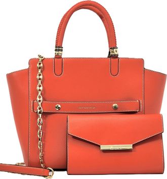 Cromia Unisex Ladies Bag Sophie Rucksack, Orange