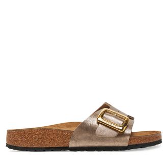 Birkenstock Pantoletten Birkenstock Catalina Cushion Buckle 1029416 Braun