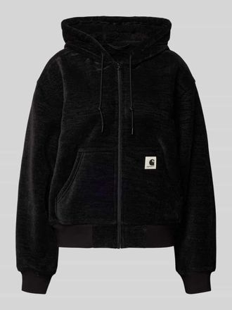 Carhartt Work in Progress Teddyjacke mit Rei&szlig;verschluss und K&auml;nguru-Tasche