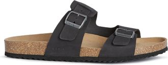 Geox Herren U Sandal Ghita B Sandalen,Schwarz,44 EU
