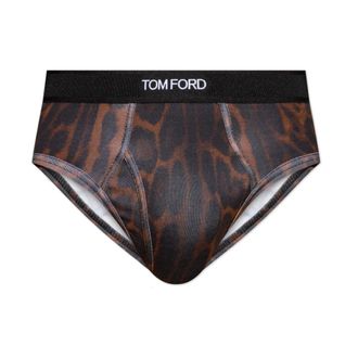 Tom Ford Homme, Sous-vêtements, Brun, Taille: XL Slip avec logo