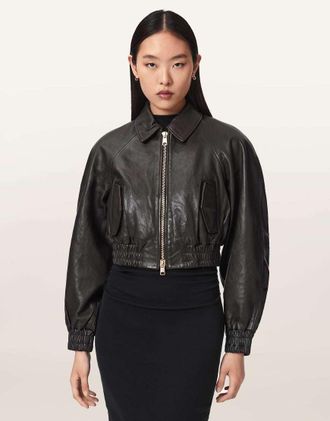 AllSaints Anouk - Bomber - Marron amer