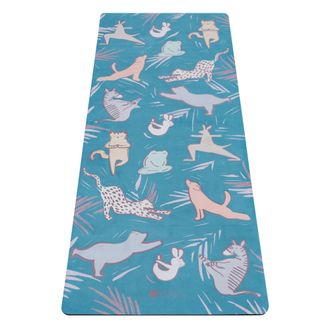 Yoga Design Lab Die Kinder-Yogamatte | Umweltfreundlich + st&uuml;tzend + bunte | Ungiftig | Ideal f&uuml;r Yoga, Gymnastik, Bewegung, Leichtathletik | Inklusive Tragegurt (Jun