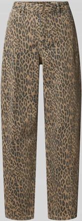 s.Oliver Red Label Barrel Jeans mit Animal-Print