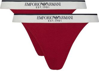 Emporio Armani String-Set EW000405 AF27298 U5084 Dunkelrot