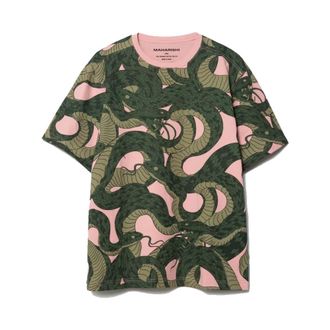 maharishi Schlangenhaut Camo Tee Sakura-S - - Tops - Herren - Mehrfarbig - L