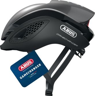 ABUS Rennradhelm GameChanger - Aerodynamischer Fahrradhelm mit optimalen Ventilationseigenschaften f&uuml;r Damen und Herren - Dunkelgrau, Gr&ouml;&szlig;e M