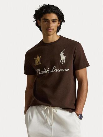 Polo Ralph Lauren T-Shirt 710B20010002 Braun Regular Fit