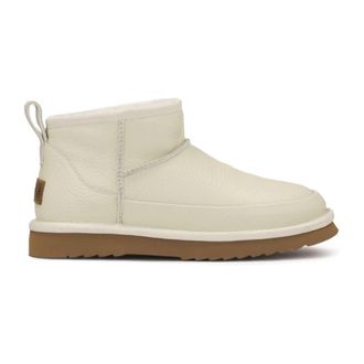 Kazar Leder Schneestiefel mit Wolle - - Shoes - Damen - Beige - 39 EU