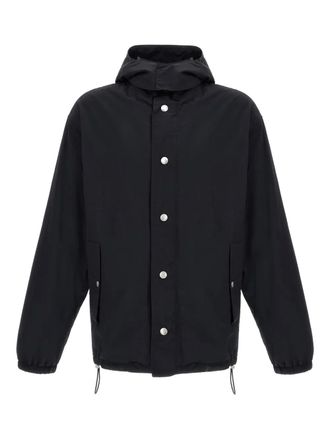 Roberto Cavalli veste &agrave; capuche &agrave; lien de resserrage - Noir