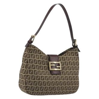 Fendi Pre-owned Zucchino Canvas Hand Bag - - Pre-owned - Damen - Braun - ONE SIZE