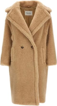 Max Mara Femme, Manteaux, Brun, Taille: 38 FR Manteaux crois&eacute;s