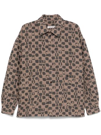 Henrik Vibskov chemise Big - Marron