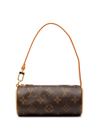 Louis Vuitton 2000-2025 Monogram Papillon Pochette Handtasche - Braun