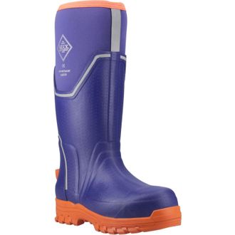 The Original Muck Boot Company Muck Boots Grit S5 Damen Gummistiefel in Blau/Orange