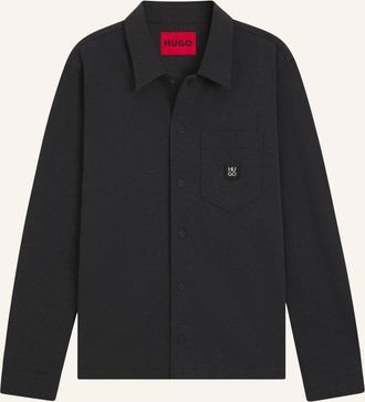 HUGO BOSS Hugo Business Hemd Enaso Oversize Fit grau