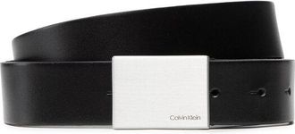 Calvin Klein Herreng&uuml;rtel Formal Plaque Belt 3.5cm K50K504309 Schwarz