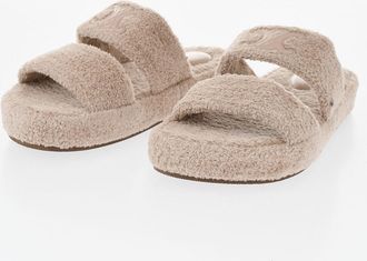 Celine Slides aus Spugan mit Doppelriemen Celine