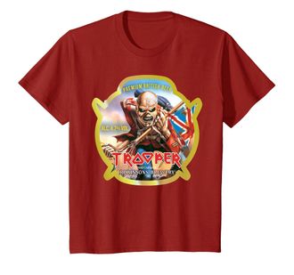 Iron Maiden Trooper Beer Label Colors T-Shirt