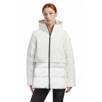 Canadian Polyester Jacken und Blazer Gesteppte Kapuze - - Jackets - Damen - Wei&szlig; - M