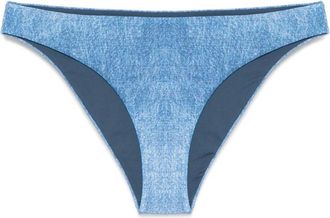 Fisico Femme, Maillots de bain, Bleu, Taille: 42 FR Bas de bikini effet denim