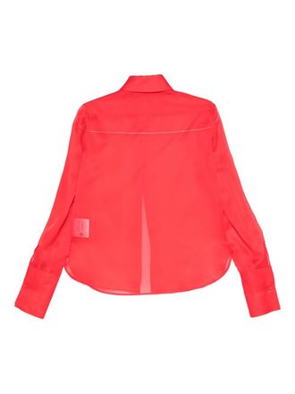 Kiton Womens Sheer Panelled Shirt Aw25 W