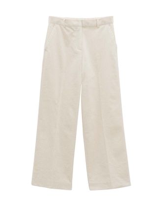 someday Damen City Pants | Cordhose CISILIA Corduroy Relaxed mit B&uuml;gelfalte Soft Cream, 36